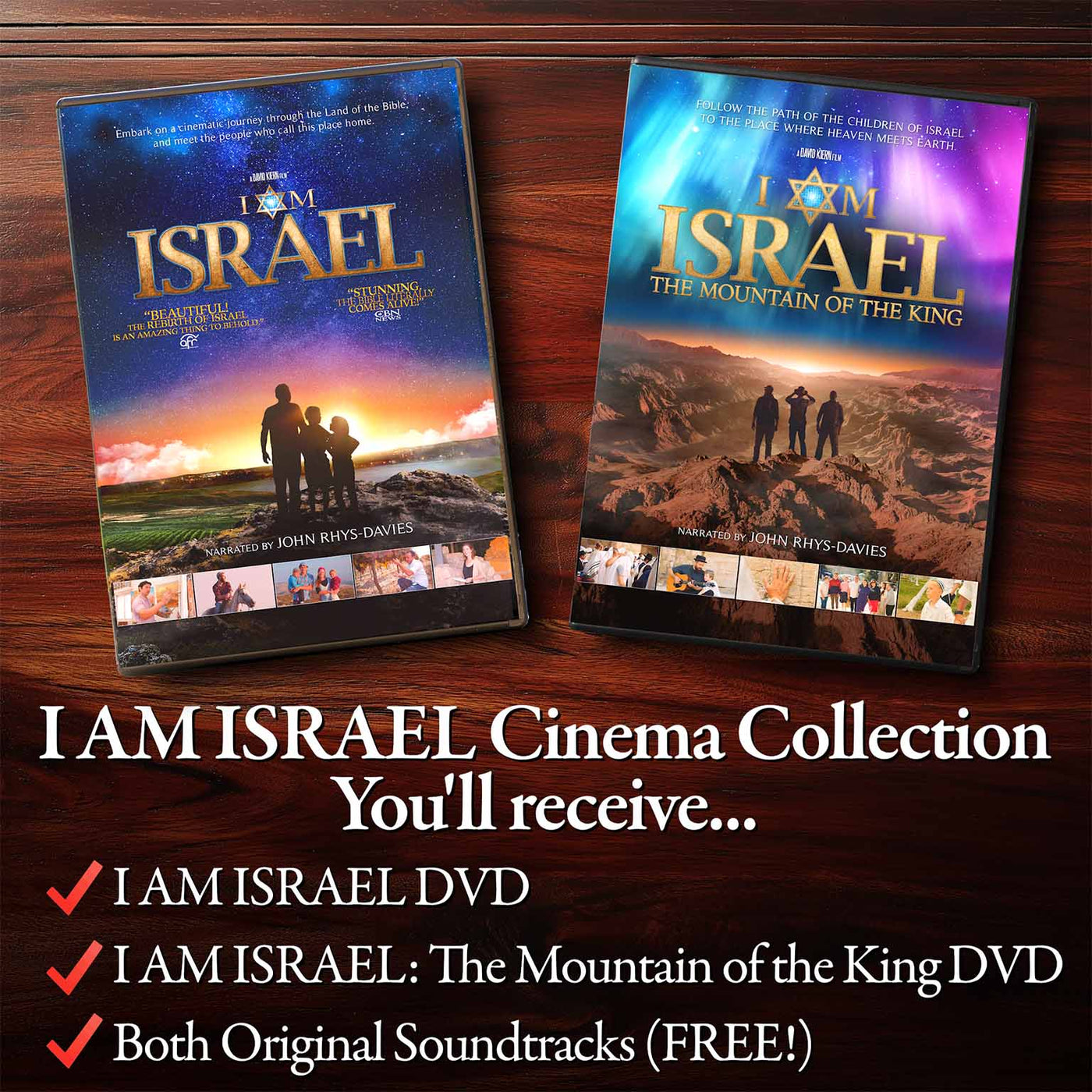 I AM ISRAEL Cinema Collection - Buy Both Movies, Get Both Soundtracks ...